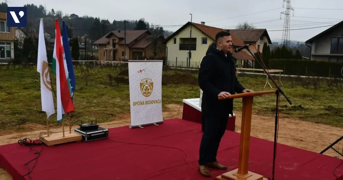 Busovača: Postavljen kamen temeljac za novi Dom zdravlja; Matić ...