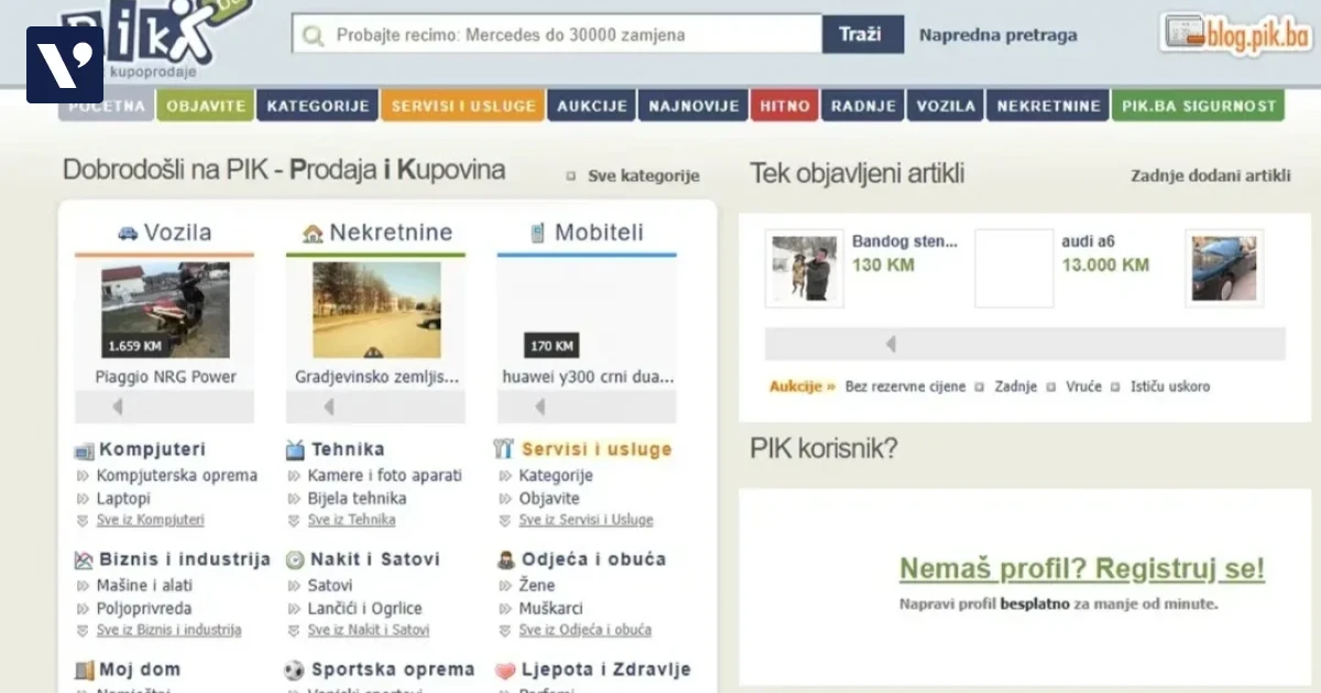 OLX.ba se vraća korijenima: Vraća se PIK, vraća se stara vlasnička ...